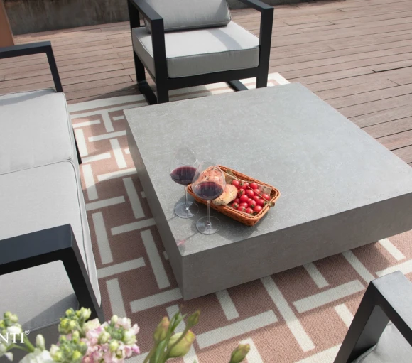 Tevere Space Grey Coffee Table | Luxury Outdoor Living