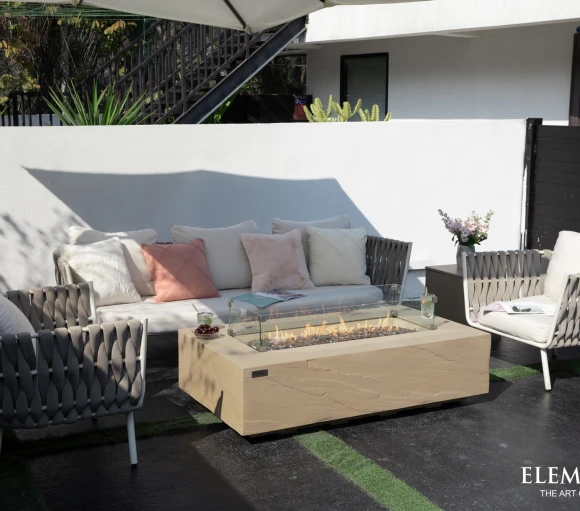Elementi Fires Luxury Colorado gas fire pit table