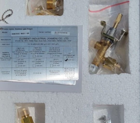 Gas Conversion Kit LPG to Natural Gas | Elementi Accessory