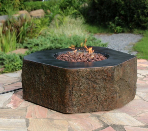Elementi Fires Columbia Rugged Gas Fire Pit Table