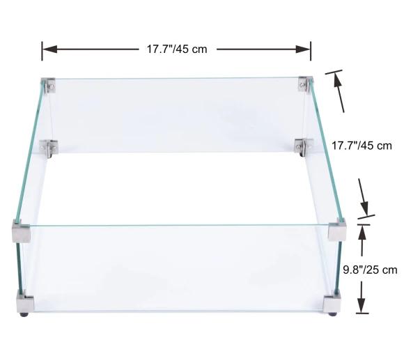 Square Wind Screen ONC05-003A | Flame Stabilising Wind Screen